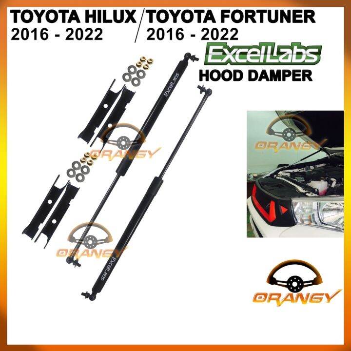 COD Toyota Hilux / Fortuner 2016 to 2022 EXCELLABS Hood Damper Bonnet ...