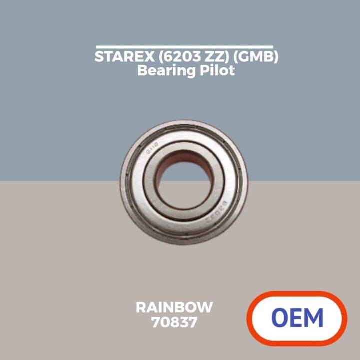 Bearing Pilot 6203 ZZ for HYUNDAI Starex (GMB) [OEM] | Lazada PH