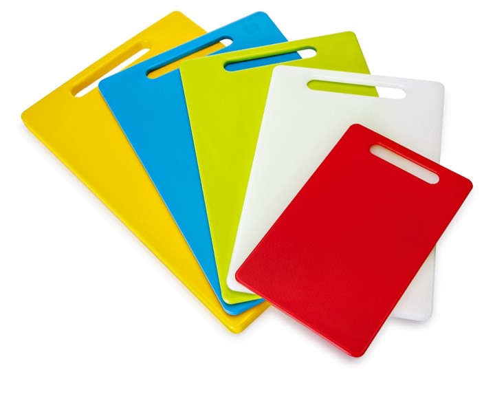 DVDeals Colored Plastic Cutting Board - Food Chopping Board Kitchen ...