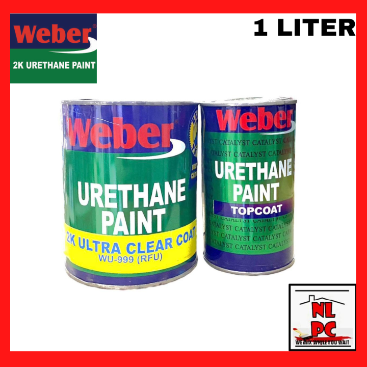 WEBER 2K ULTRA CLEAR COAT W/ Catalyst 1 LITER | Lazada PH
