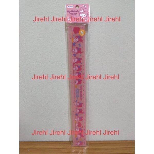 M2)Sanrio Ruler (Small 15cm, Long 12”) - Kitty Melody Twin Stars ...