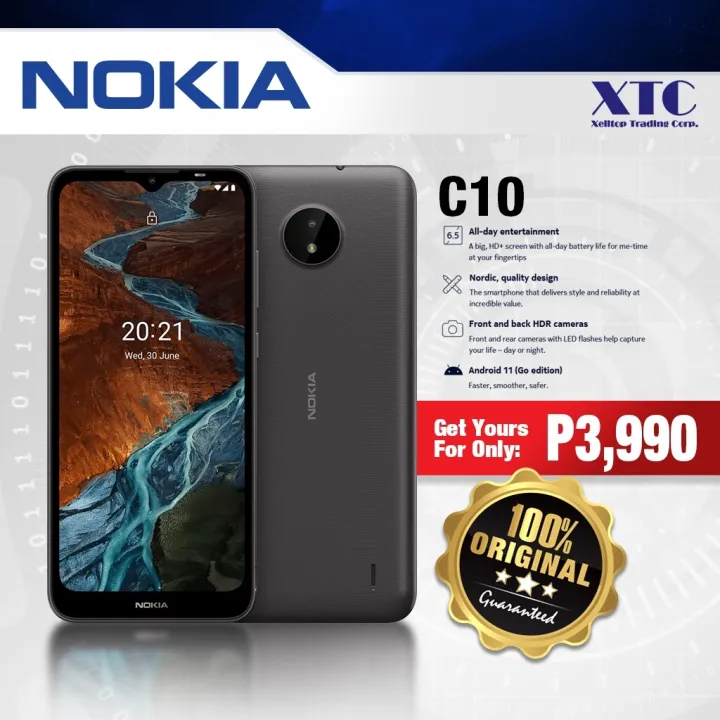 The new 2022 NOKIA C10 ANdroid Phone | Lazada PH