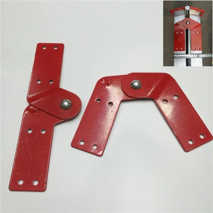 2Pcs Heavy Duty Ladder Iron Hinge Aluminum Folding Straight Herringbone ...