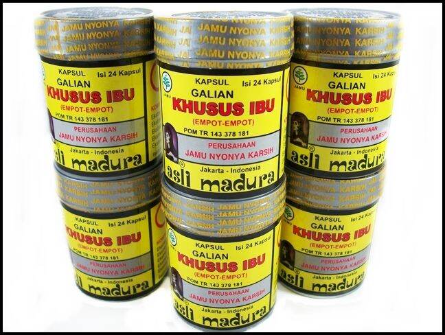 Jamu Herbal Khusus Ibu / Empot-Empot Nyonya Karsih Tradisional ...