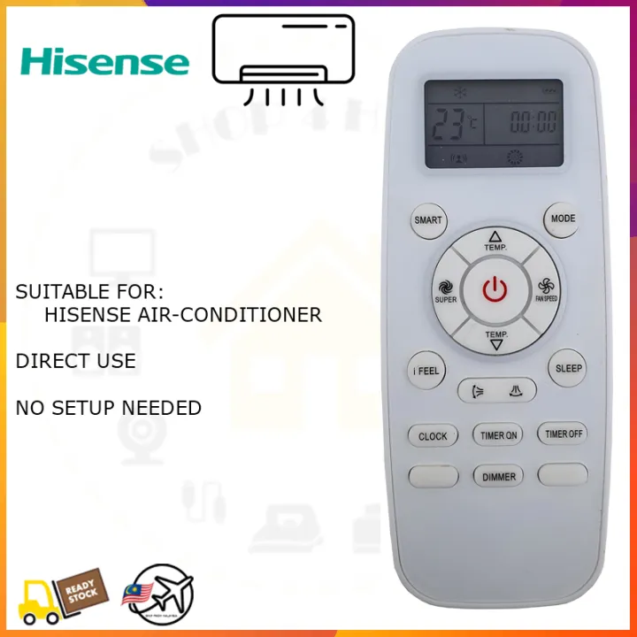 Hisense Replacement For Hisense Air Cond Aircond Air Conditioner Remote ...