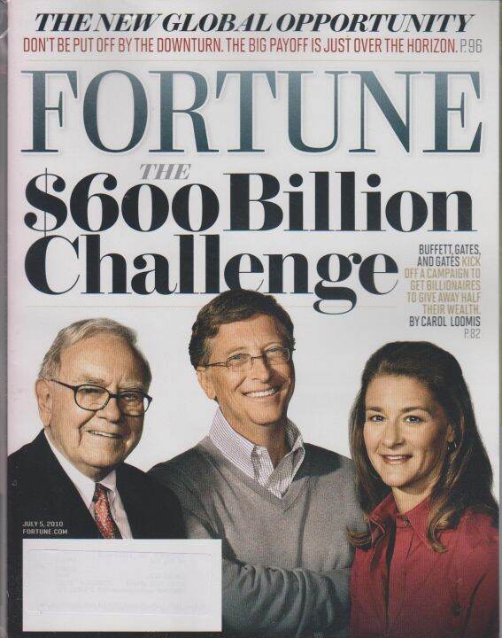 นิตยสาร Fortune ปก Warren buffett, Bill Gates The $600 Billion ...