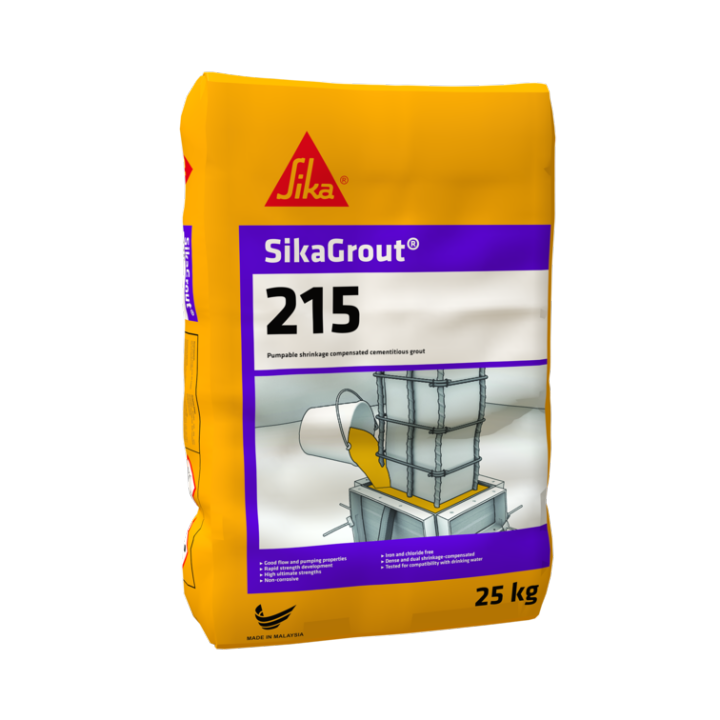 (25KG) Sika Grout 215 Pumpable Shrinkage Compensated Cementitious Grout ...