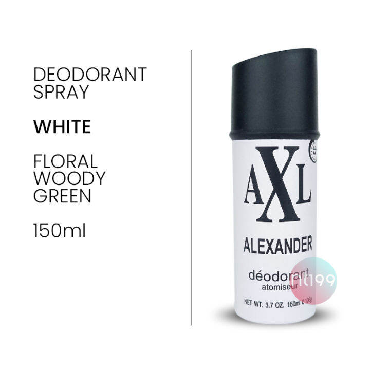 AXL Alexander Deodorant Spray Putih 150 ml | Lazada Indonesia