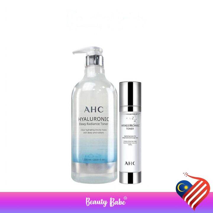 AHC [A.H.C] Hyaluronic Dewy Radiance Toner 1000ml [Beauty Babe] | Lazada