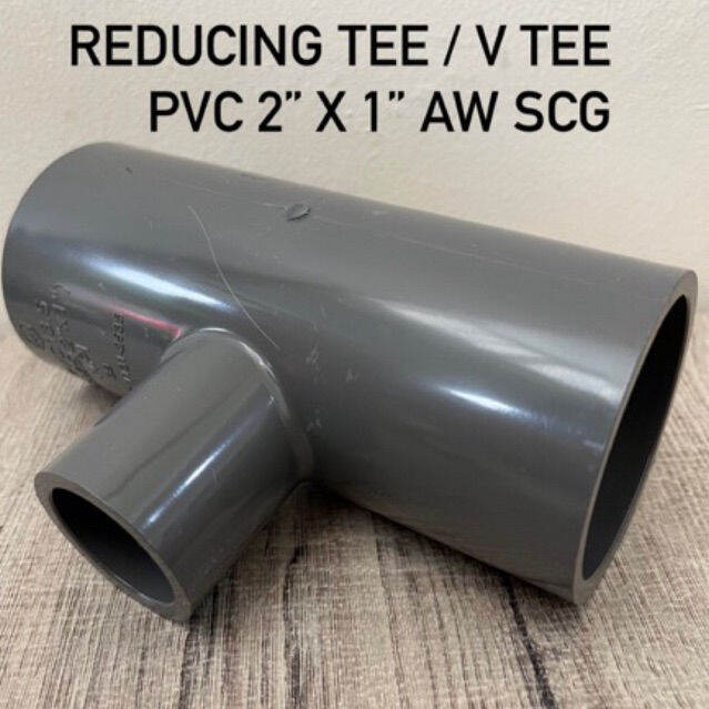 Reducing Tee/Verlop Tee PVC 2”x1” AW SCG | Lazada Indonesia