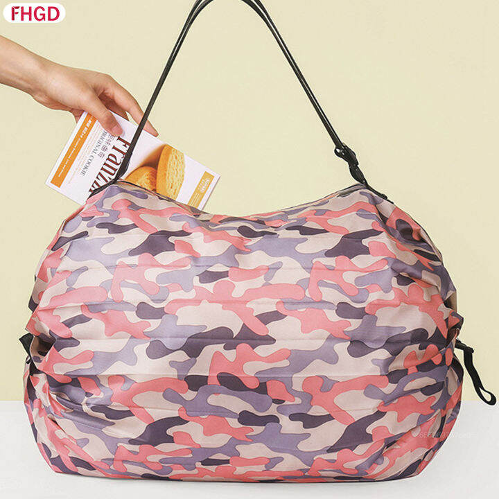 FHGD Supermarket Shopping Grocery Bag Multi-color Portable Folding ...