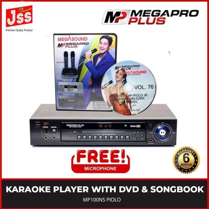 Megapro Plus MP 100NS Piolo Karaoke Player / Megapro Plus with Songbook and VOL. 76 CD and with ...