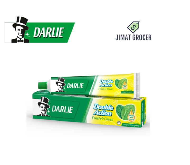 Darlie Double Action Toothpaste / Ubat Gigi Original Strong Mint 225g ...