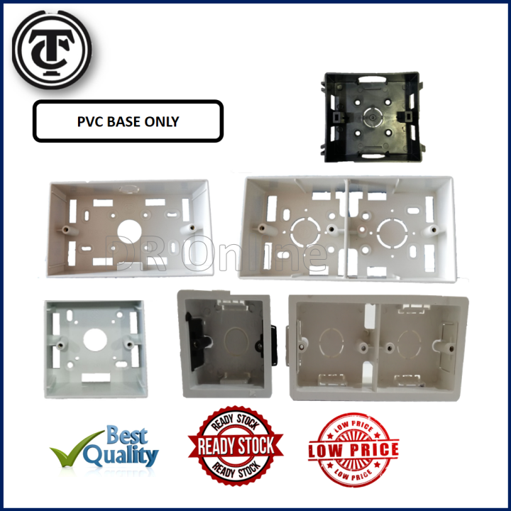 PVC Electrical Partition Box ( White) 3"x3 "/ 3"x 7" | Lazada