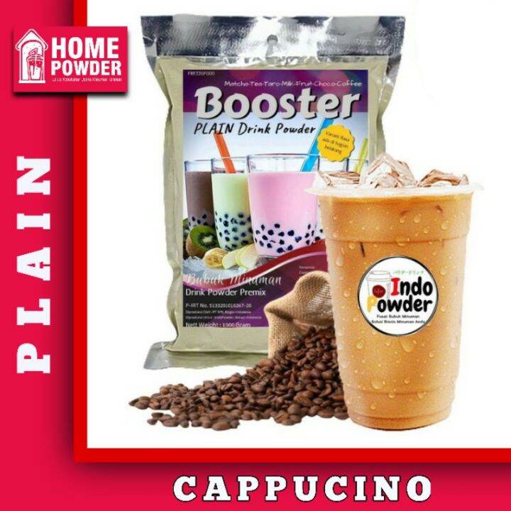 Bubuk Minuman BOOSTER PLAIN CAPPUCINO 1Kg Minuman Capcin Cappucino ...