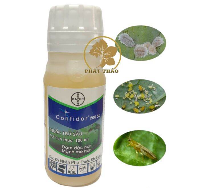thuốc trừ sâu Confidor 200SL (100ml) rầy, rệp, bọ trĩ, côn trùng chích ...