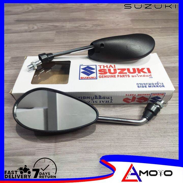 (PAIR) SUZUKI GENUINE SIDE MIRROR / STOCK MIRROR RAIDER ( R150 ) HIGH ...