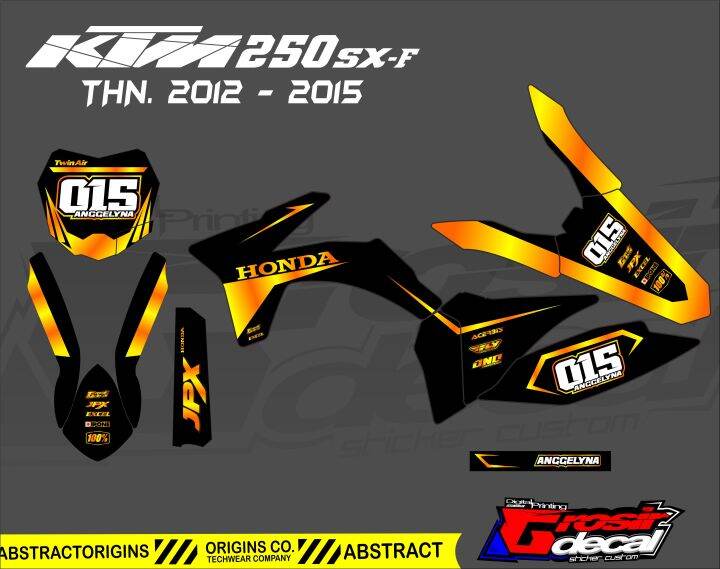 STICKER KTM 250 2012 - 2015 STIKER KTM 250 FULLBODY | Lazada Indonesia