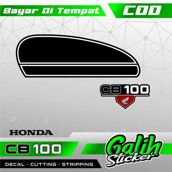 Gs Sticker - Stripping Honda CB 100 Model Original - Stripping Honda CB ...