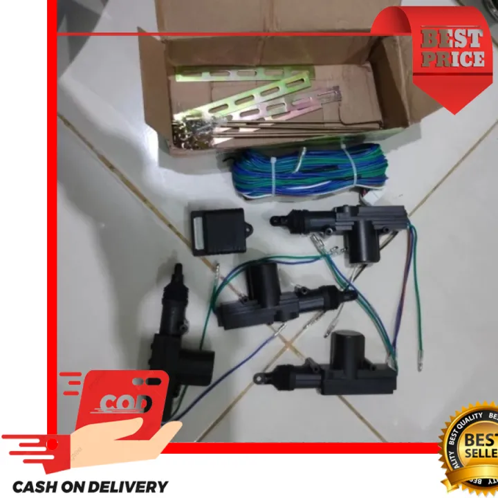 Alat Pengunci 4 Pintu Mobil Universal Otomatis Master Pistol Central ...