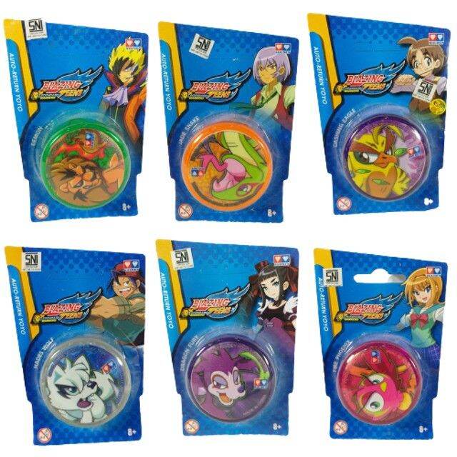 AULDEY YOYO BASIC PLASTIC ORIGINAL IRON LOONG FLAME TIGER FIRE PHOENIX ...