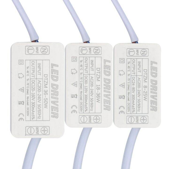 LED Driver Constant Current 300mA Light Transformer 8w-25w 18w-36w 36w ...