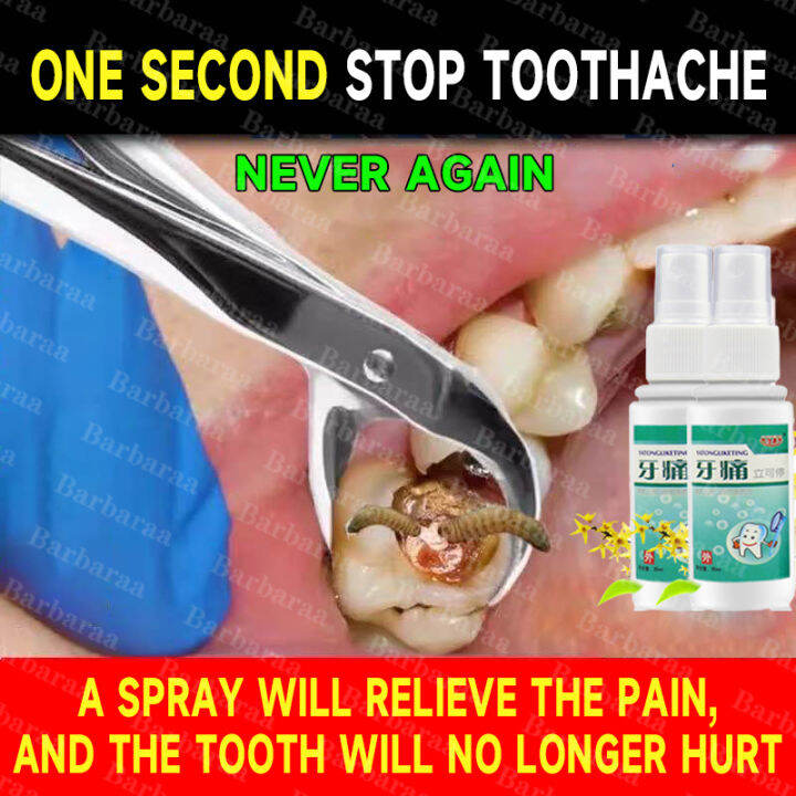 Safe to eat 35ml Toothache Spray35ml Toothache quick pain relief spray ...