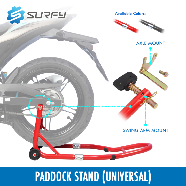 Surfy Motorcycle Paddock Stand 2IN1 Alloy Universal | Lazada PH