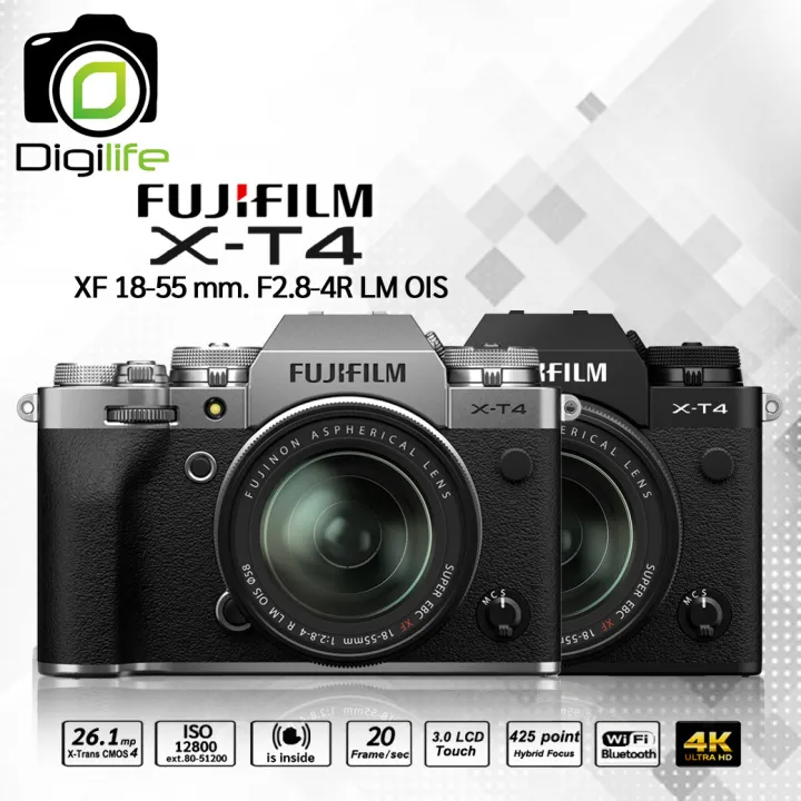 Fujifilm Camera X-T4 Kit 18-55 mm. F2.8-4R LM OIS - รับประกันร้าน ...