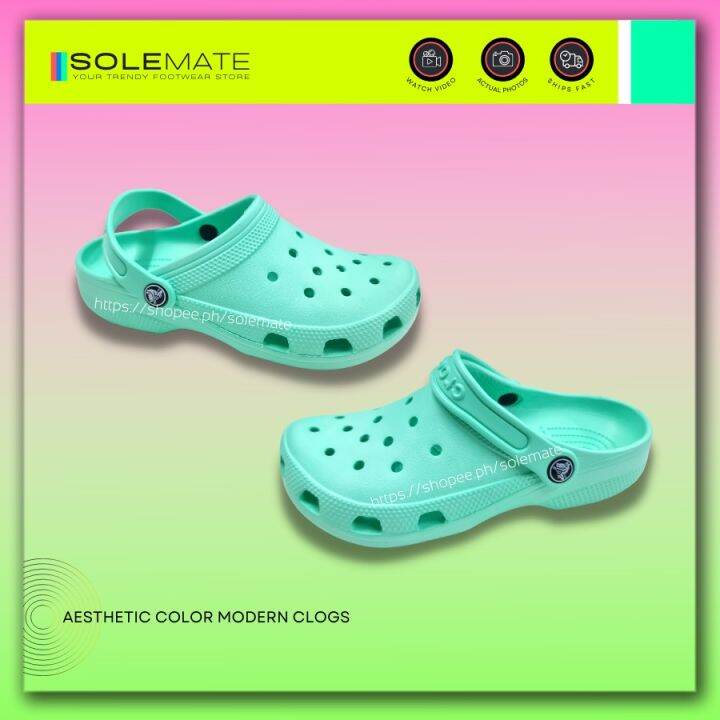 【SOLEMATE 36-40】AESTHETIC MODERN CLOGS SANDALS | Lazada PH
