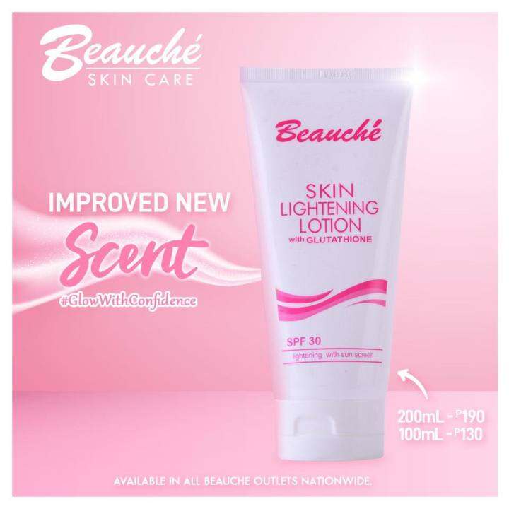 Beauche Skin Lightening Lotion 200 mL with Glutathione SPF 30 | Lazada PH