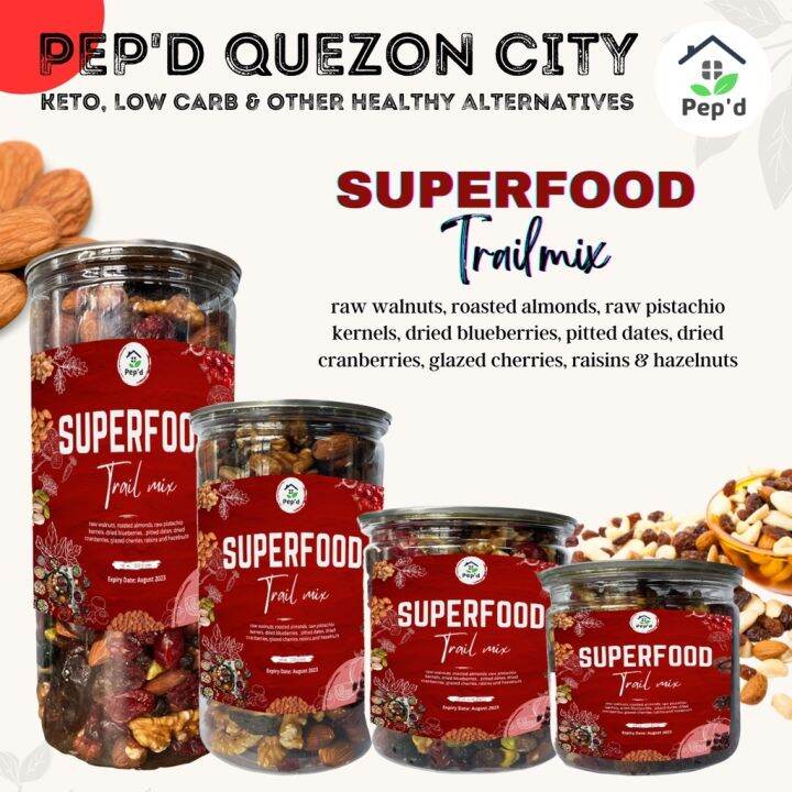 Superfood Trail Mix - Walnut•Almonds•Pistachio•Bluberries•Cranberries ...