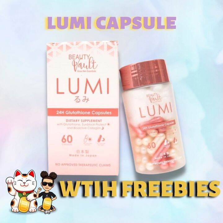 LUMI CAPSULE: 24H Glutathione 60 capsules by Beauty Vault (Lumina glow) | Lazada PH