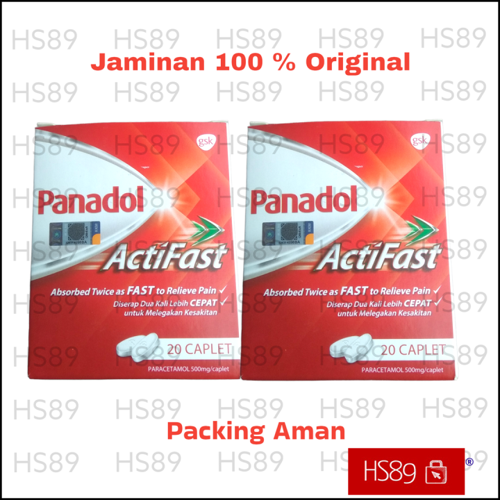 PANADOL ACTIFAST MALAYSIA PANADOL IMPORT | Lazada Indonesia