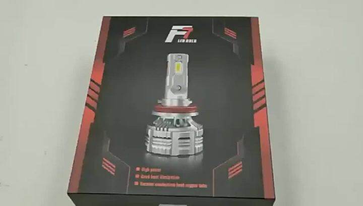 H7หลอดไฟ LED F7 Led 130W LED H7ไฟหน้าชุดไฟตัดหมอก H4 H7 H11 H1 9005 9012 H13หลอดไฟ LED ไฟหน้า ...
