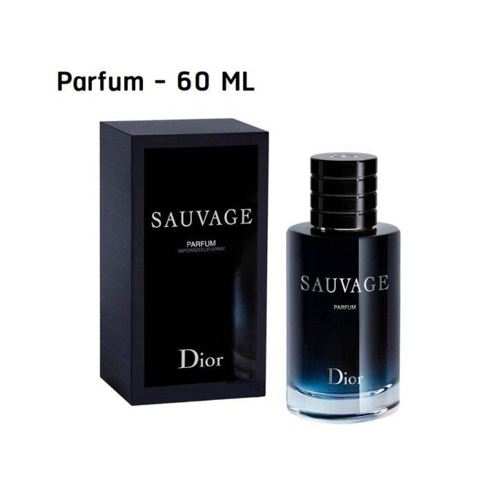 (60 ML - Parfum) Christian Dior Sauvage Parfum 60 ml. กล่องซีล ป้าย King Power | Lazada.co.th
