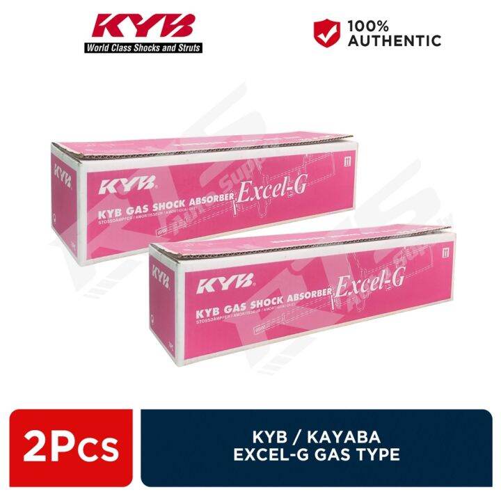 KYB Kayaba Excel-G Front Shock Absorber for Toyota Fortuner, Hilux 4x4 2005-2020 2pcs (341396 ...