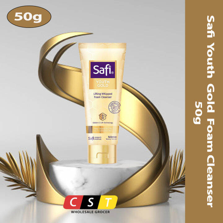 Safi Youth Gold Lifting Whipped Foam Cleanser 50g | Lazada
