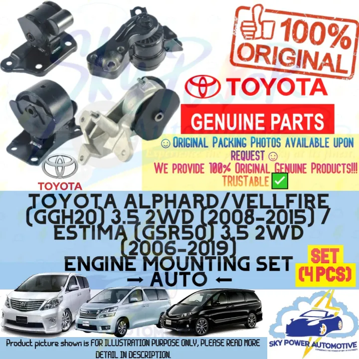 TOYOTA ALPHARD/VELLFIRE GGH20 3.5 / ESTIMA GSR50 3.5 2WD (AUTO) 100% ...