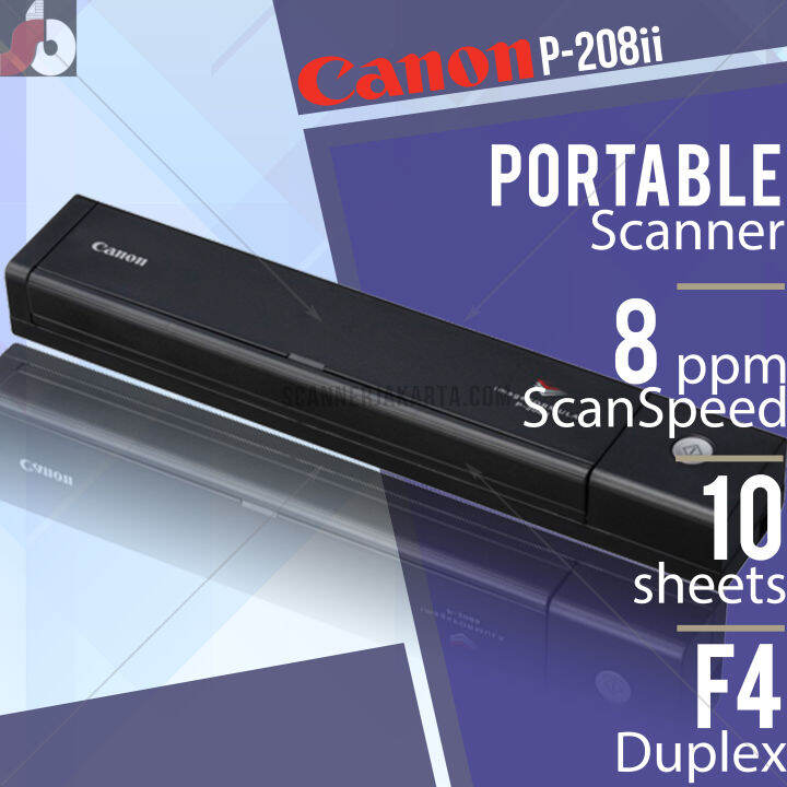 Scanner Portable Canon P208ii | scanner F4 | scanner dokumen murah ...