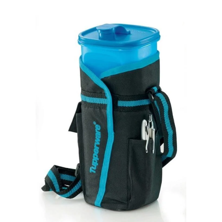Tupperware Fridge Water Bottle (1) 2.0L with Big Quencher Pouch (1) - 1 ...