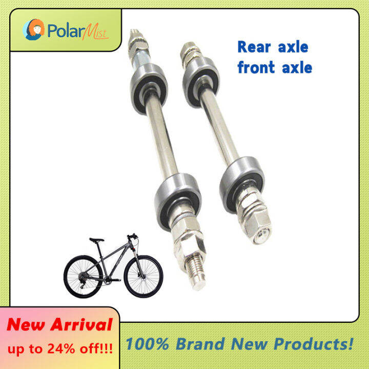 Bicycle Axle Rear 180mm Front 140mm Sealed Bearing For BMX, Mountain ...