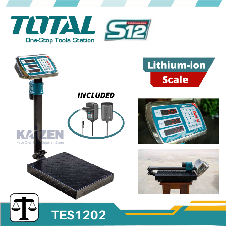 TOTAL TES1202 LITHIUM-ION SCALE 12V S12 | Lazada