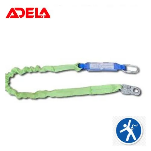 1.8m Adela WFL-21 Single Lanyard Nylon Webbing w/ Energy Absorber Fall ...