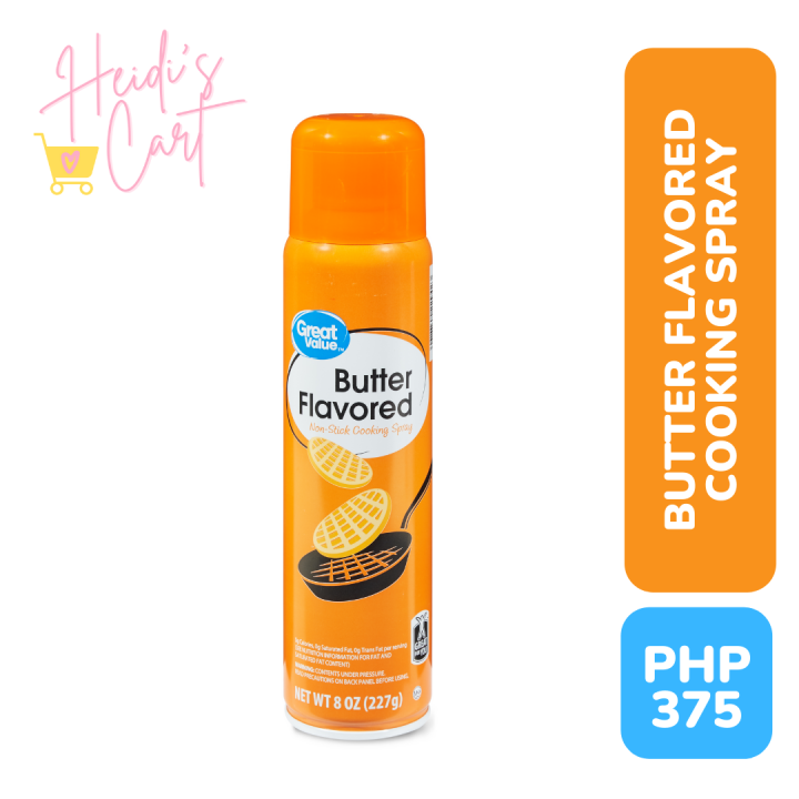 Great Value Butter Flavored Non-Stick Cooking Spray | Lazada PH