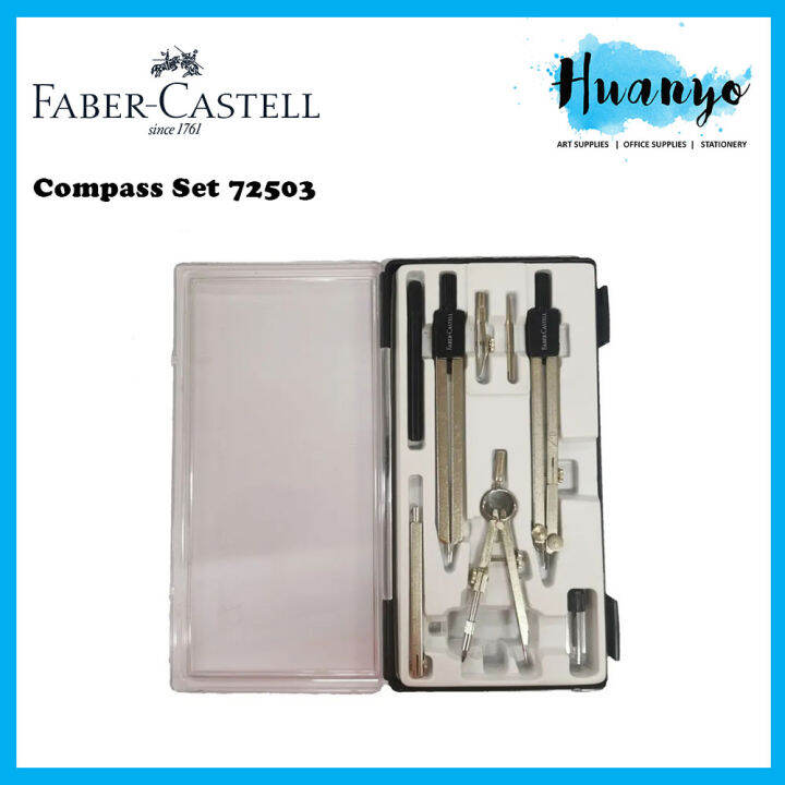 Faber-Castell Geometry Compass Bofa Set of 8 NO.72503 | Lazada
