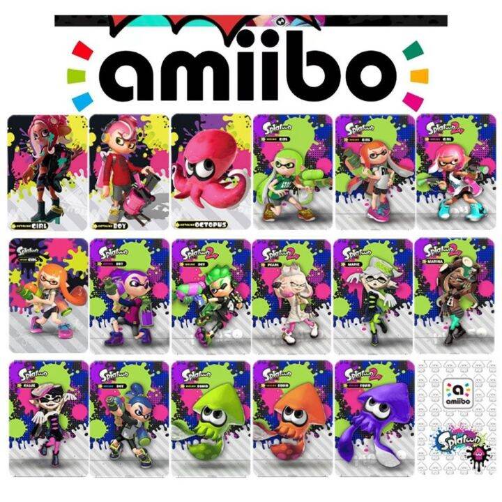 17 In 1 Splatoon 1 2 3 Splatoon3 NFC Mini Amiibo Card | Lazada PH