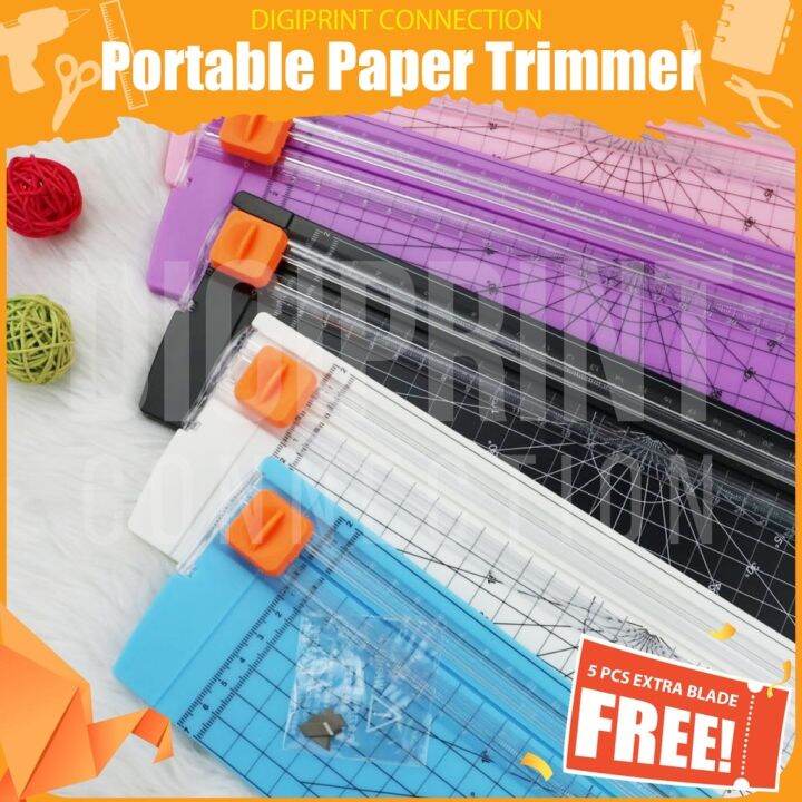 topAHGSHD Portable Paper Trimmer Paper Cutter A4 Size Officom with FREE ...
