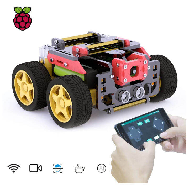 Adeept AWR 4WD WiFi Smart Robot Car Kit DIY Robot Kit With OpenCV ...