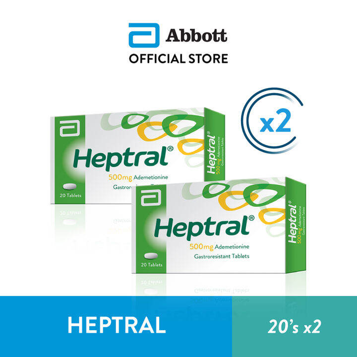 Abbott Heptral 500mg 20's x 2 | Lazada